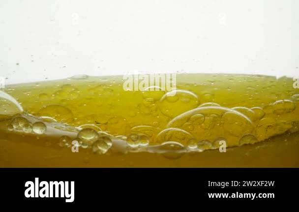 Large and small air bubbles on the surface of delicious corn and ...