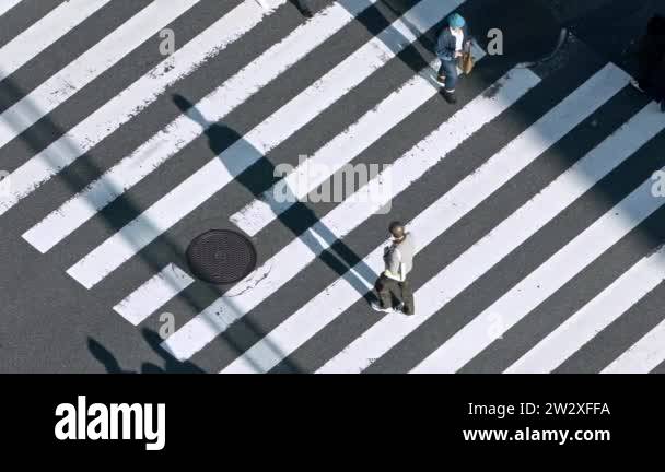 Tokyo, Japan-02 February, 2020: Slow motion of elevated view over a ...