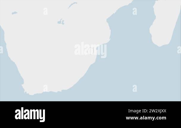 Swaziland map highlighted in Eswatini flag colors and pin of country ...