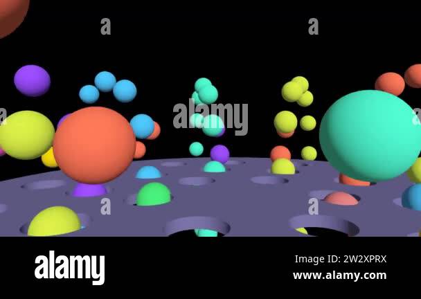 3D Video Mapping - Vj Loop video. Optical illusions with geometric objects. Optical illusion ...