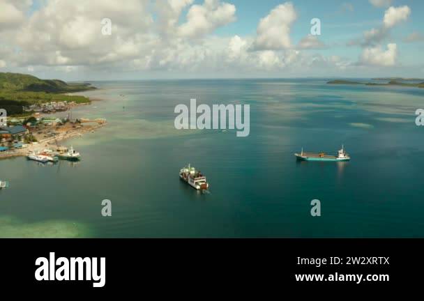 Dapa Ferry Terminal. Siargao, Philippines Stock Video Footage - Alamy
