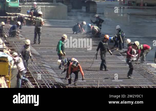 Taipei, Taiwan-01 June, 2016: 4K Overview Of Construction Industry ...