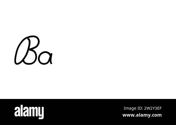 Barbell Decorative Handwriting Animation in Six Cursive and Gothic ...