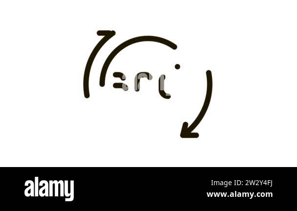 360 degree view Icon Animation Stock Video Footage - Alamy