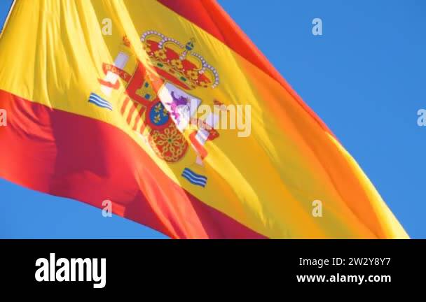 Spanish national official flag Stock Videos & Footage - HD and 4K Video ...