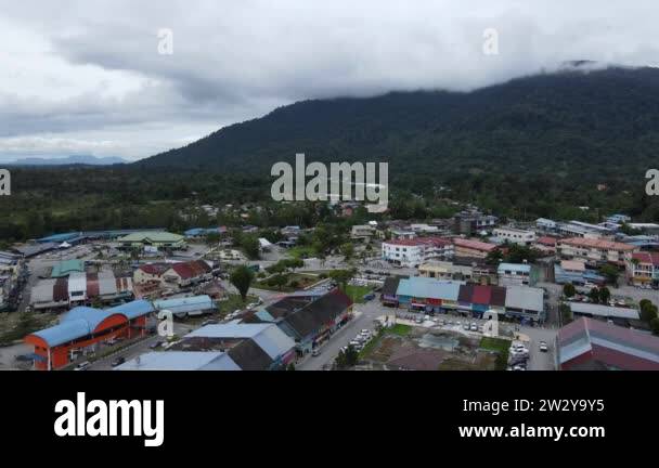 The Sematan Beach and Coastline of the most southern part of Sarawak ...