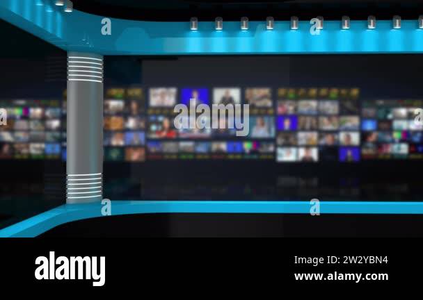 Tv Studio. Studio. News studio. Newsroom Background for News Broadcasts ...