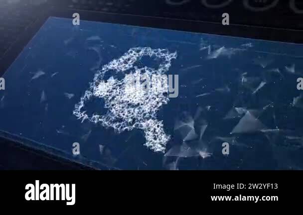 Explosive introduction of Document analysis concept. Polygonal ...