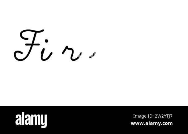 Firefly Decorative Handwriting Animation in Six Cursive and Gothic ...