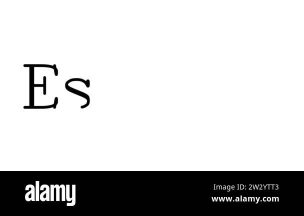 Estonia Animated Handwriting Text in Serif Fonts and Weights Stock ...
