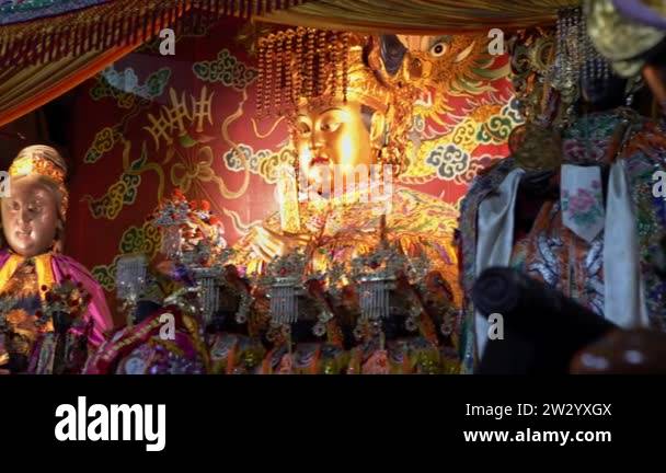 Tainan, Taiwan-21 January, 2019: 4K, Tainan Grand Matsu Temple. The ...
