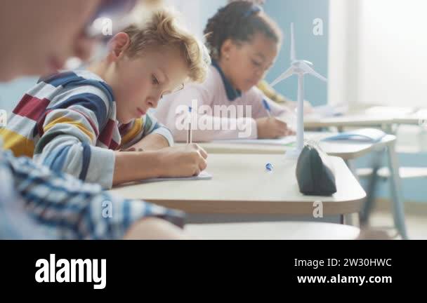 School boy taking test in Stock Videos & Footage - HD and 4K Video ...