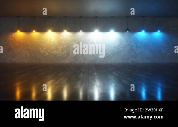 Background with incandescent lamps of different temperature values. The ...