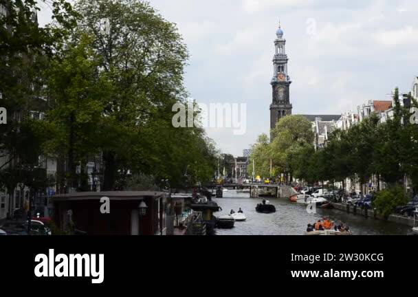 View westerkerk bell tower Stock Videos & Footage - HD and 4K Video ...