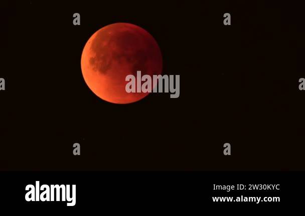 Total Lunar Eclipse 2018 Super Blue Blood Moon Time Lapse ...