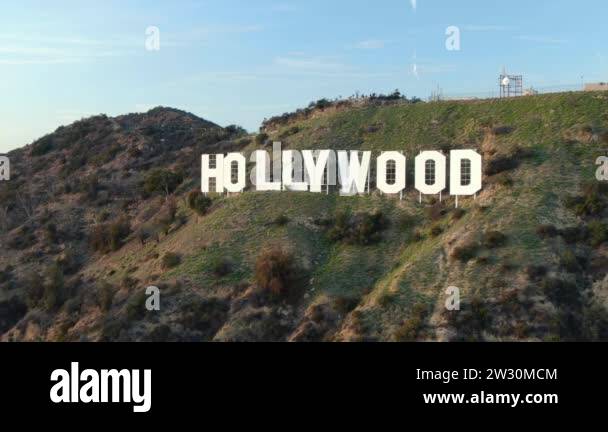Hollywood Sign Sunset Aerial View Orbit Right Stock Video Footage - Alamy Hollywood Sign Sunset Aerial View Orbit Right Stock Video Footage - Alamy