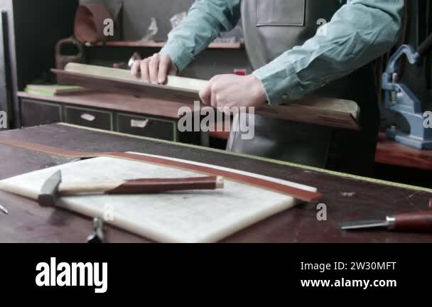 Working in leather tannery Stock Videos & Footage - HD and 4K Video ...