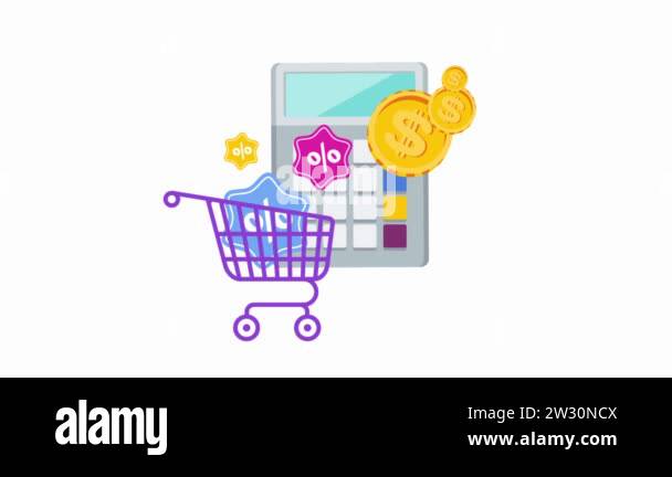 Price infographics pictogram animation. Four 4 PS marketing mix Stock ...