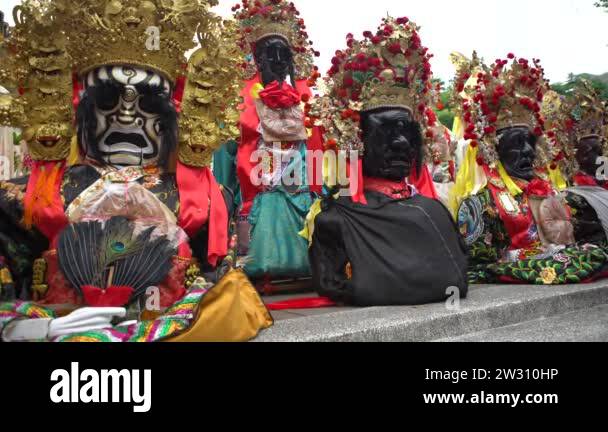 Taipei, Taiwan-30 May, 2017: 4K Celebration of Matsu God. Traditional ...