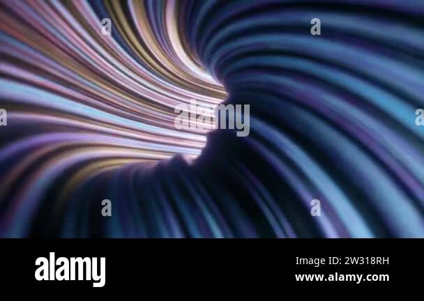 Abstract 3d Animation Rotating Twisted Shape Motion Background Design