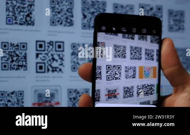 Camera qr scan Stock Videos & Footage - HD and 4K Video Clips - Alamy