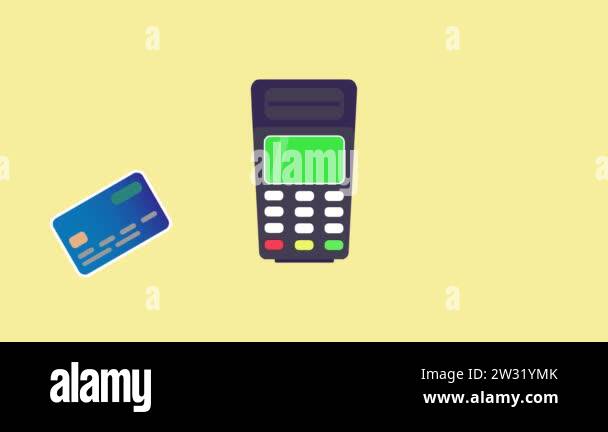 Pos terminal flat design Stock Videos & Footage - HD and 4K Video Clips ...
