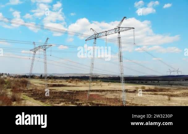 Long distance transmission plant Stock Videos & Footage - HD and 4K ...