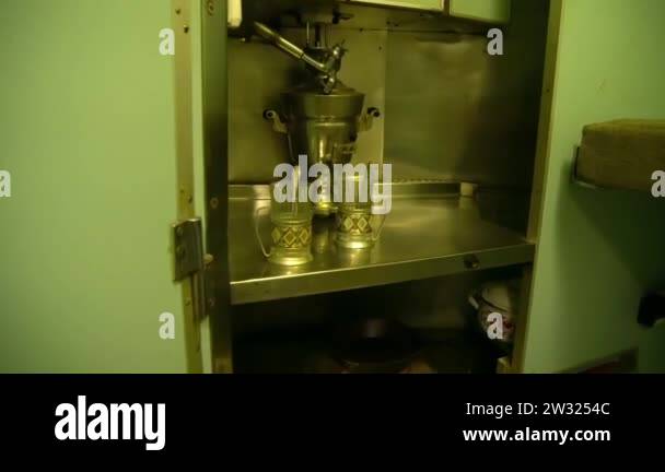 restroom in a Soviet underground military bunker, Inside the ...