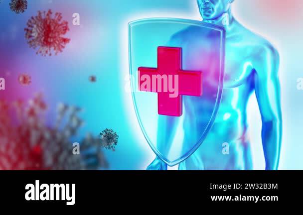 Immune system of human, protection against viruses and bacterias ...