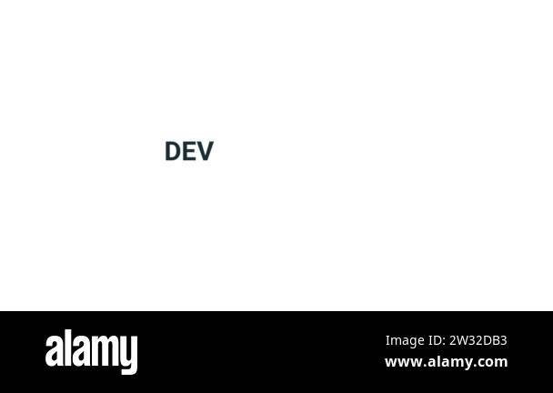 Devops software development process scheme, detailed framework methodology. Engineering project ...