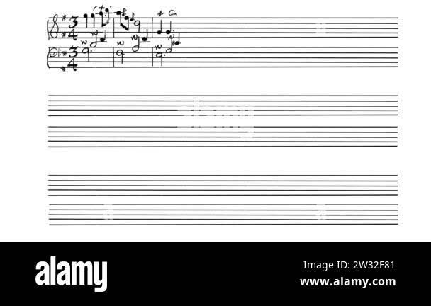 Beethoven music notes Stock Videos & Footage - HD and 4K Video Clips ...