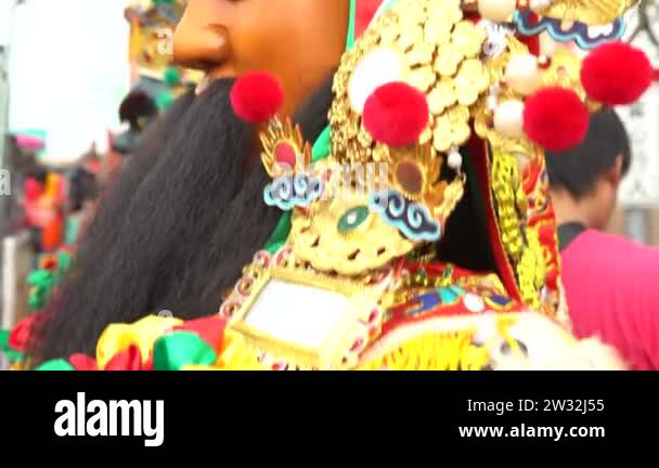 Taipei, Taiwan-30 May, 2017: 4K Celebration of Matsu God. Traditional ...