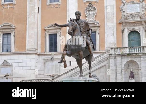 Marcus aurelius statue roma Stock Videos & Footage - HD and 4K Video ...