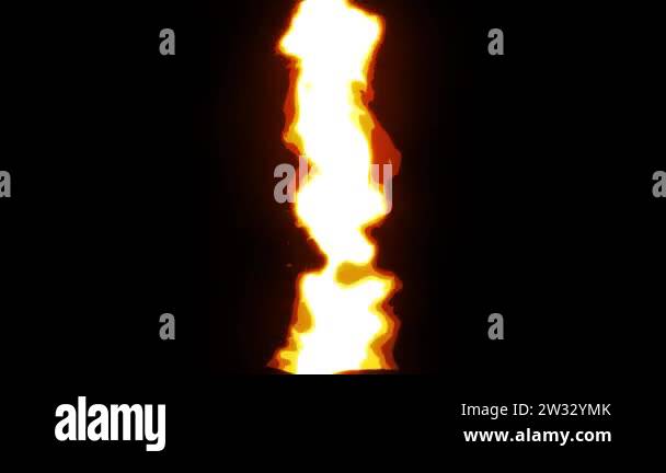 Comic Manga Fire Fx Dynamic Action Patterns/ 4k animation of a comic ...