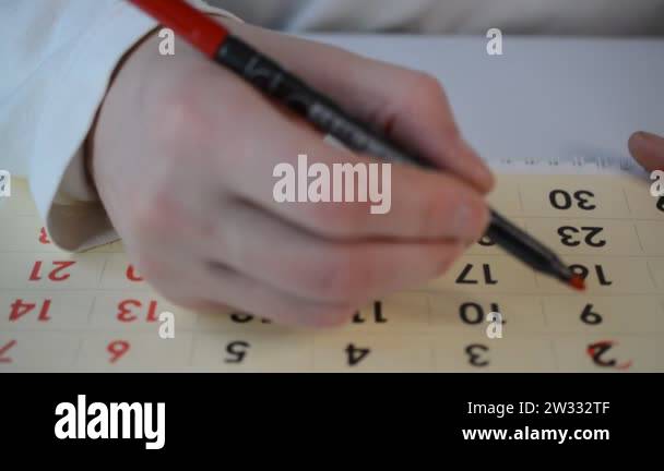 Crossing out calendar Stock Videos & Footage - HD and 4K Video Clips ...