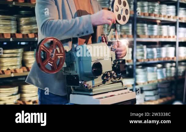 Worker projector Stock Videos & Footage - HD and 4K Video Clips - Alamy