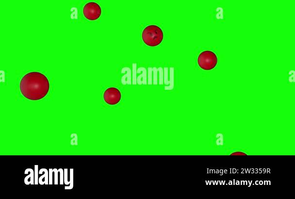 Emoji emoticon angry face falling green screen chroma key animation 3d ...