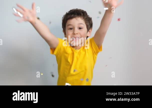 happy birthday child. Photo of charming cute fascinating nice little ...