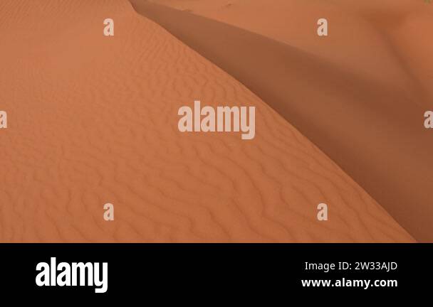 Golden sand close up Sahara desert. Sand Arabian dunes and blue sky ...