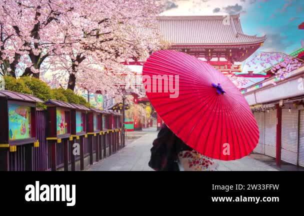 Traditional architecture sensoji temple tokyo Stock Videos & Footage ...