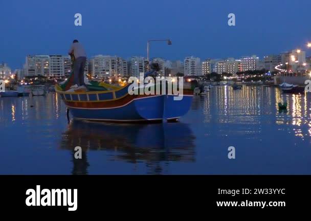 Man in traditional boat malta Stock Videos & Footage - HD and 4K Video ...
