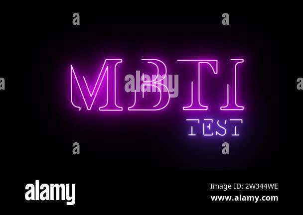 MBTI test. Myers Briggs Type Indicator. Psychological testing system ...