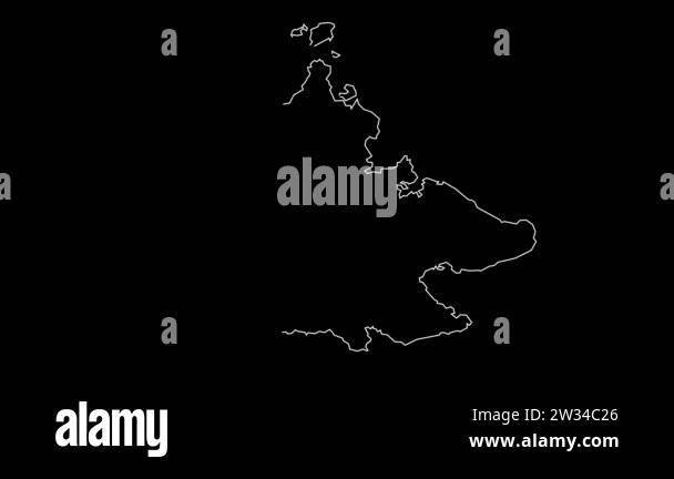 Sabah outline map Stock Videos & Footage - HD and 4K Video Clips - Alamy