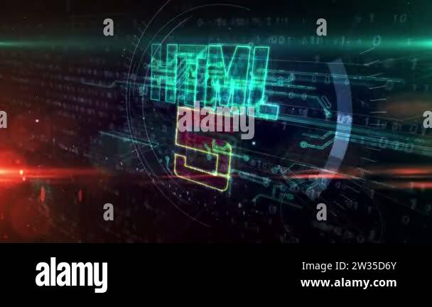 Html5 Symbol Coding Development Code Computer Language And Programming Technology Loop