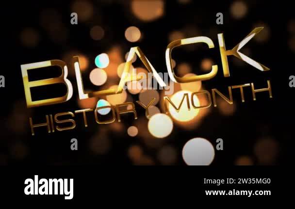 Black History Month 3D Cinematic Title Trailer animation opening intro ...