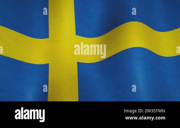 Seamless swedish flag animation national Stock Videos & Footage - HD ...