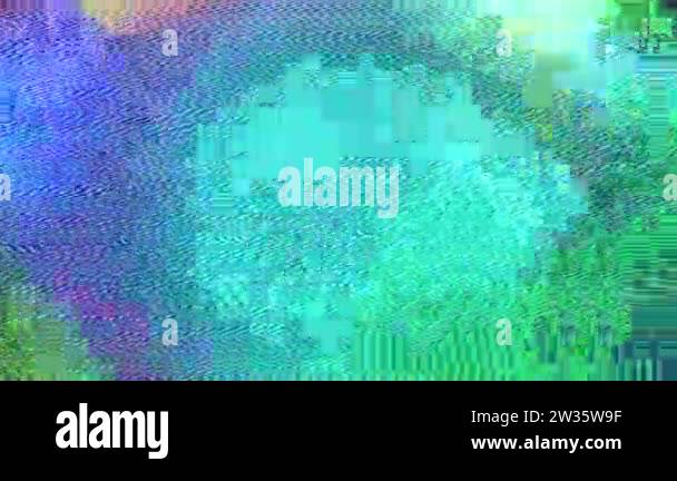 Transforming error data neon sci-fi holographic background Stock Video ...