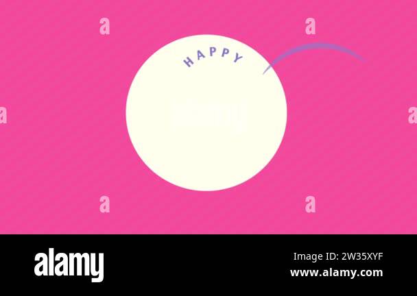 Bounce Spring Scale And Slide Animation Of Easter Built With A Round ...