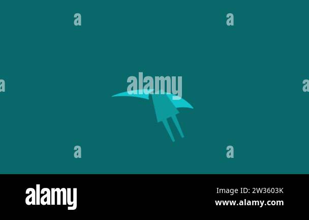 Inertial Movement Of Simple Elements Forming Animation Of A Young Girl ...