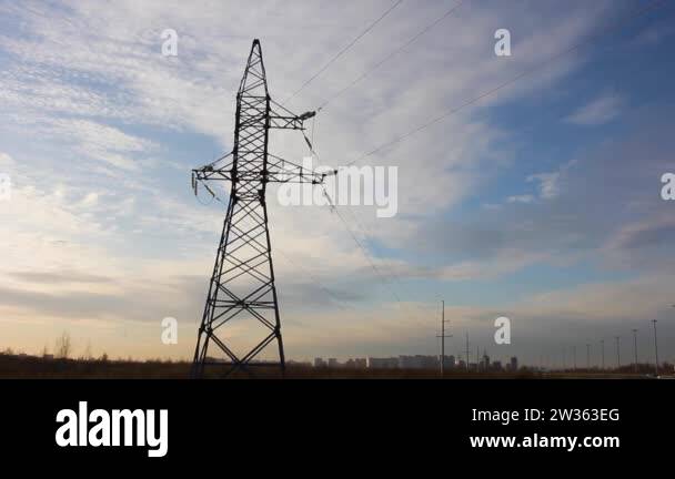 Power pole city Stock Videos & Footage - HD and 4K Video Clips - Alamy